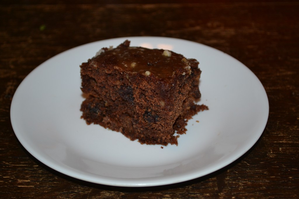 Gluten-Free Chocolate Applesauce Kitchen Sink Cake with Almond Glaze ...